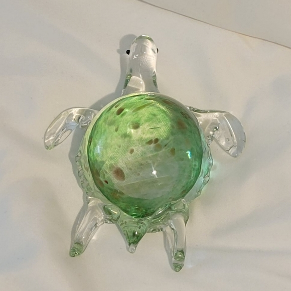 Lenox | Other | Lenox Art Glass Set Of Sea Turtle Paperweight And Baby ...
